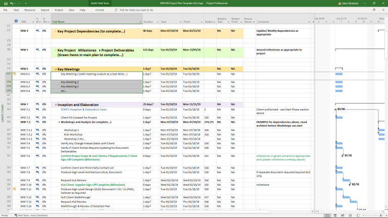 Project Planning Templates in Excel, PowerPoint and Microsoft Project ...