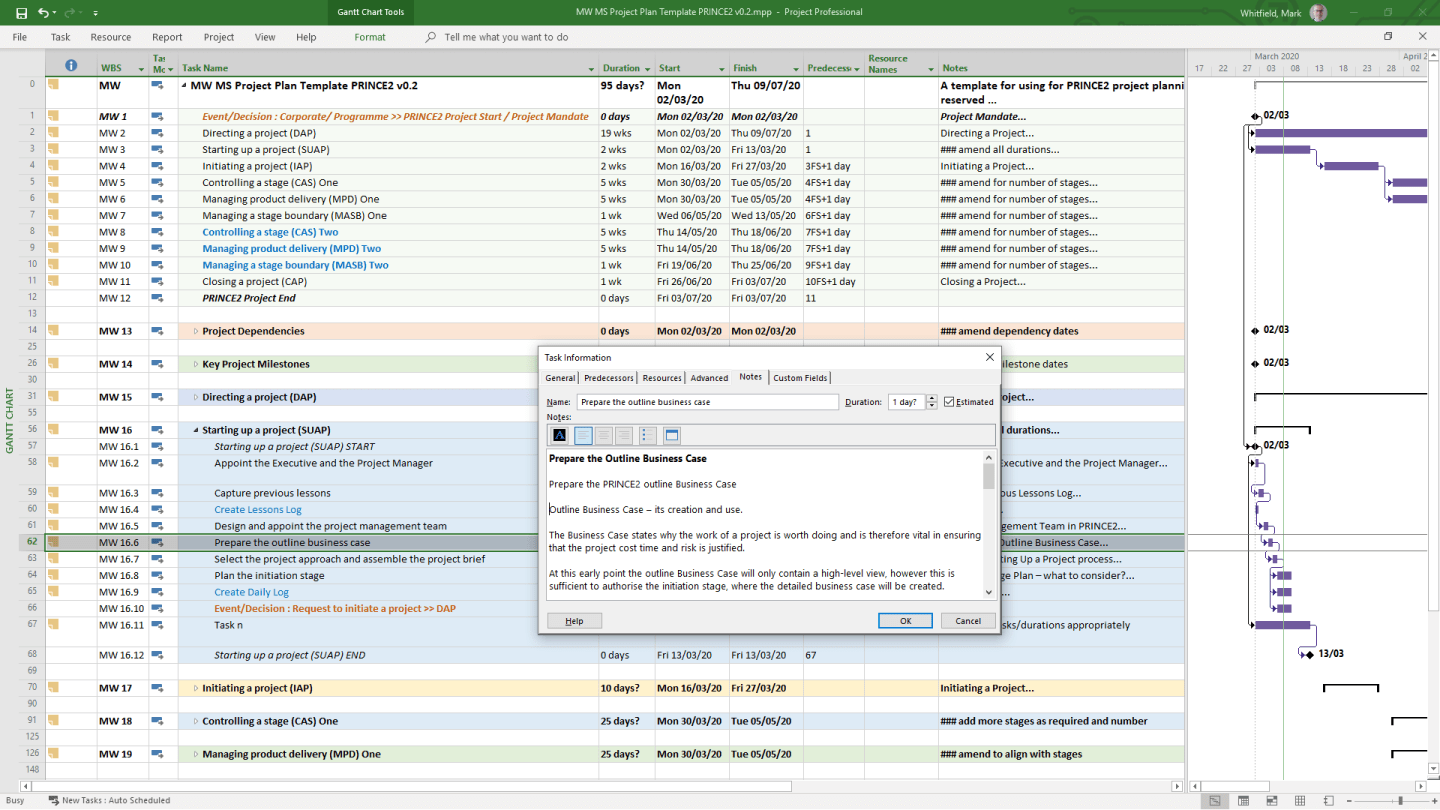 PRINCE2 Project Templates Download – PROject Templates