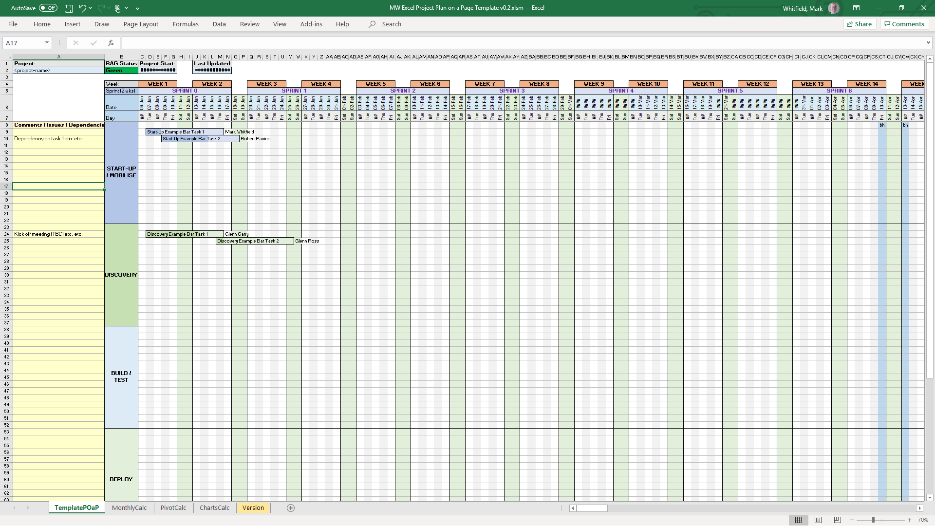 Project Management & Planning Template Examples Folder Structure ...