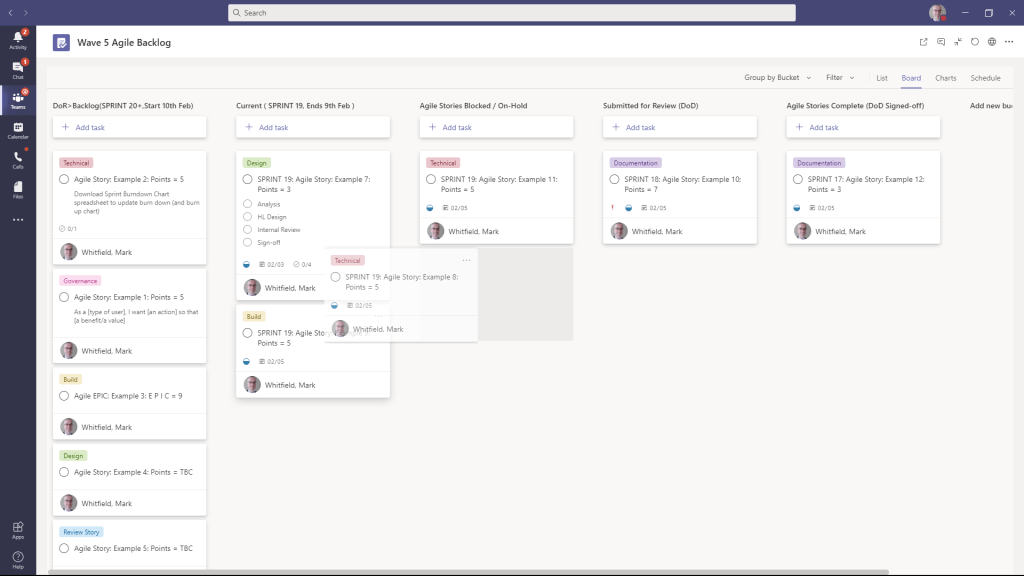 Using MS Teams Planner for Agile Projects – Project Templates