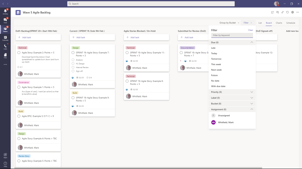 Using MS Teams Planner for Agile Projects – PROject Templates