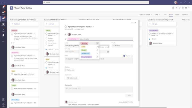 Using the FREE MS Teams Planner App to deliver projects – Project Templates