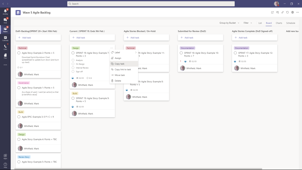 Using the FREE MS Teams Planner App to deliver projects – PROject Templates