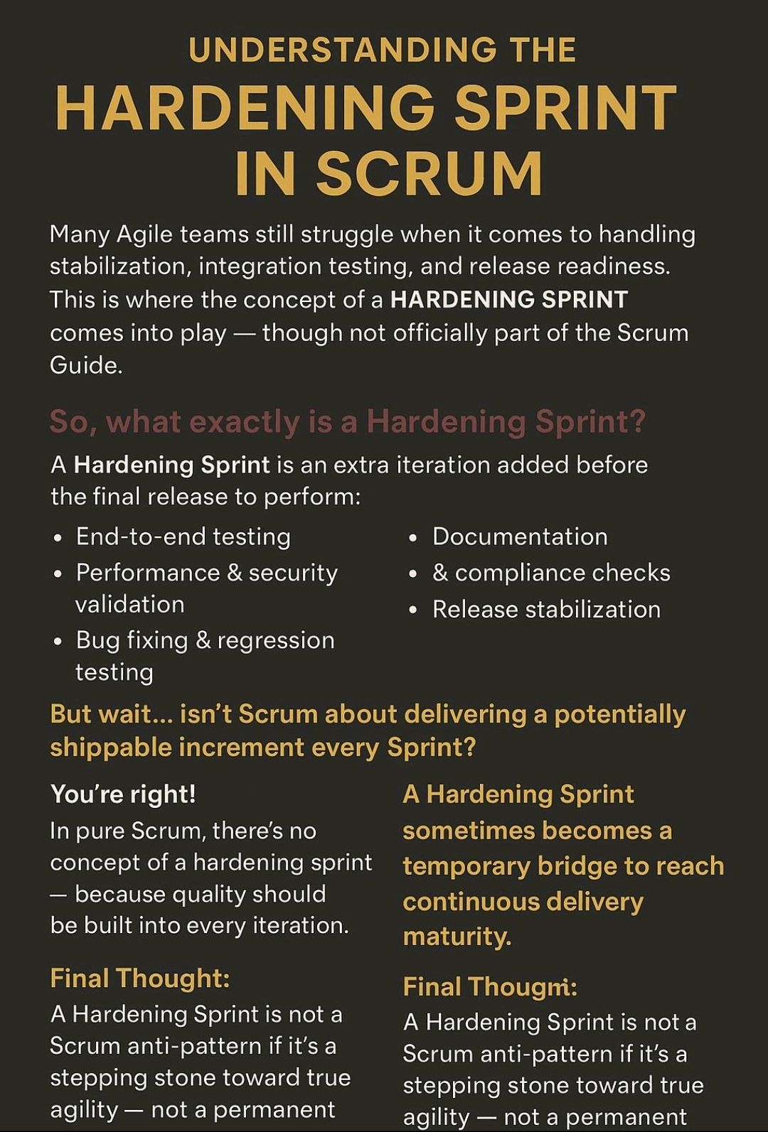 Hardening Sprint in Agile Scrum – PROject Templates