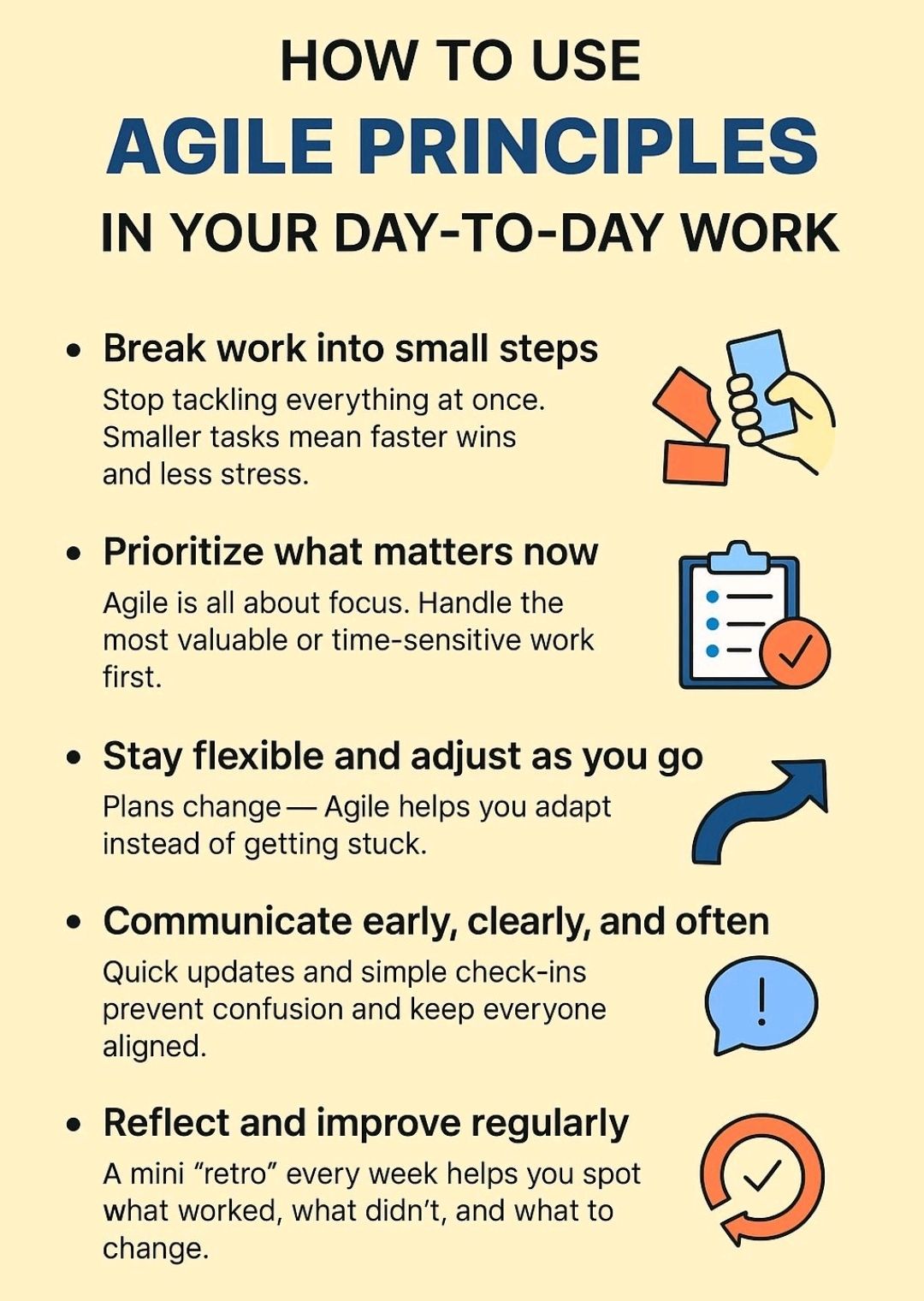 How to use Agile Principles – PROject Templates