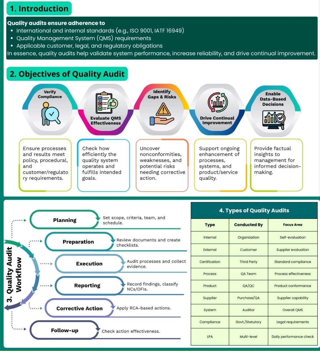 4 Steps Summary of a Quality Audit – PROject Templates