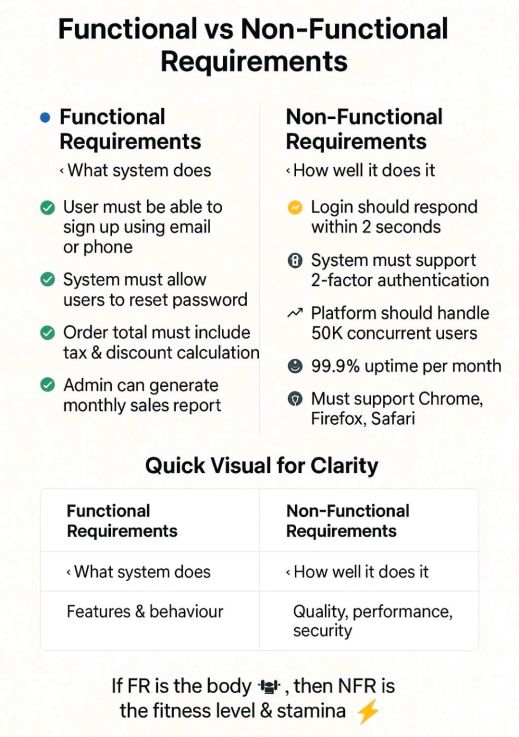 Functional vs Non-Functional Requirements – PROject Templates