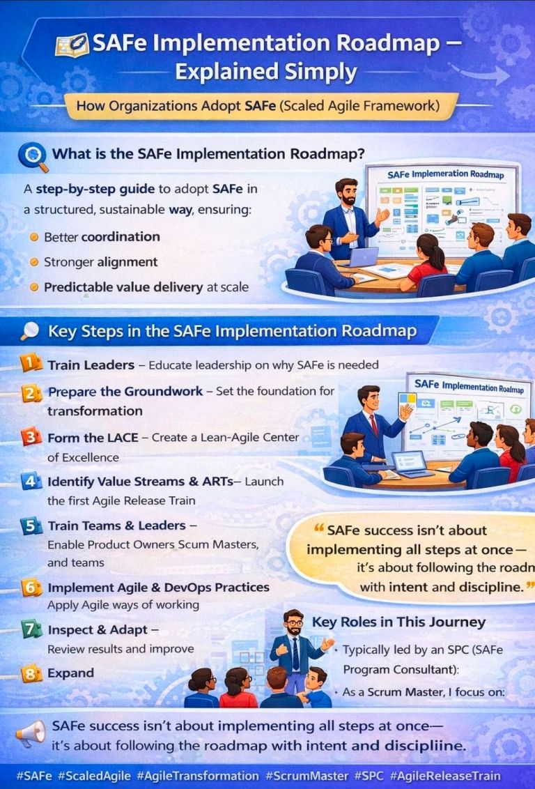 SAFe Implementation Roadmap, Scaled Agile Framework – PROject Templates