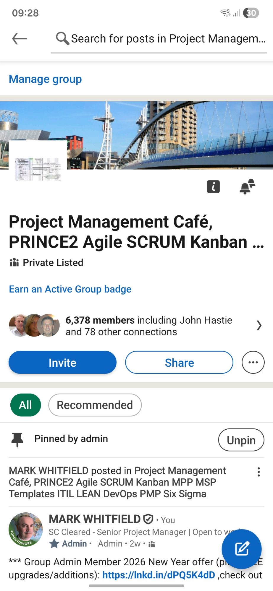 LinkedIn Project Management Templates Group – PROject Templates