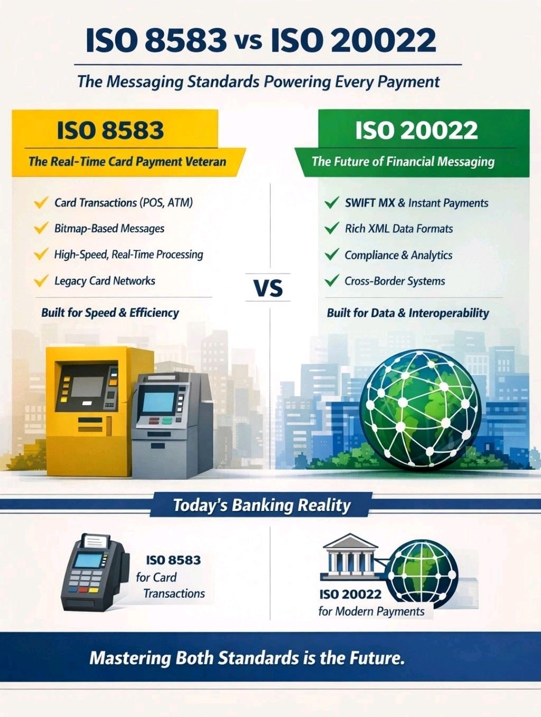 ISO 8583 vs ISO 20022 messaging standards – PROject Templates