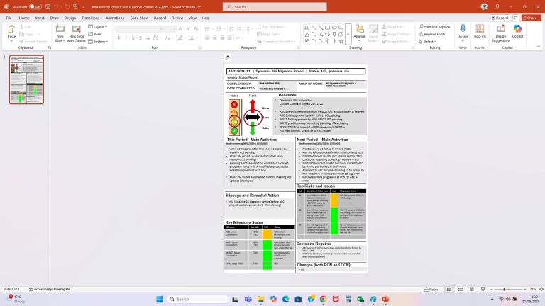 Microsoft PowerPoint Development Timeline History – PROject Templates