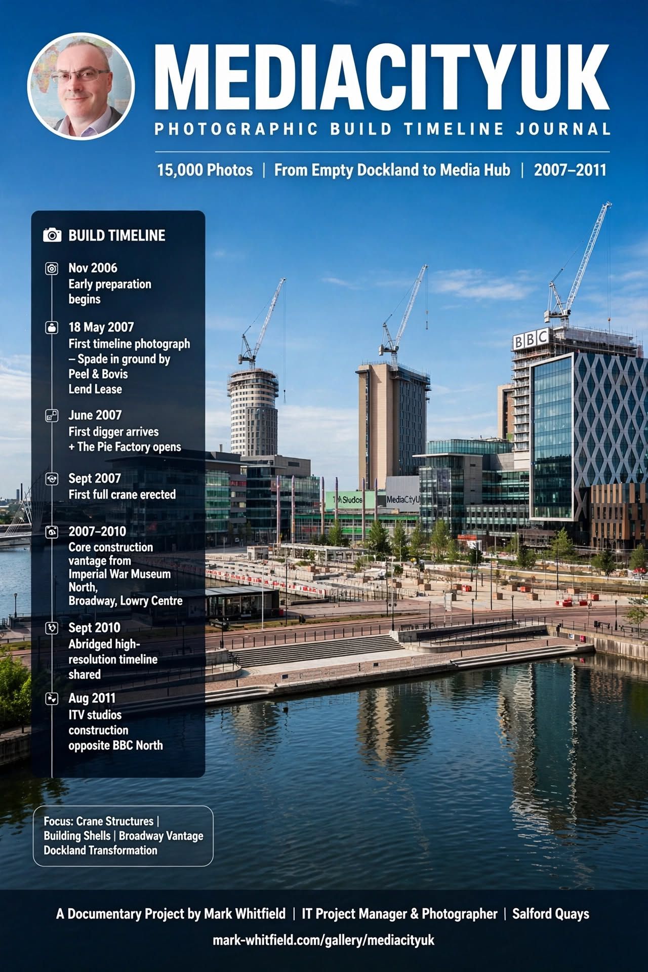 MediaCityUK Photographic Build Timeline Journal – PROject Templates